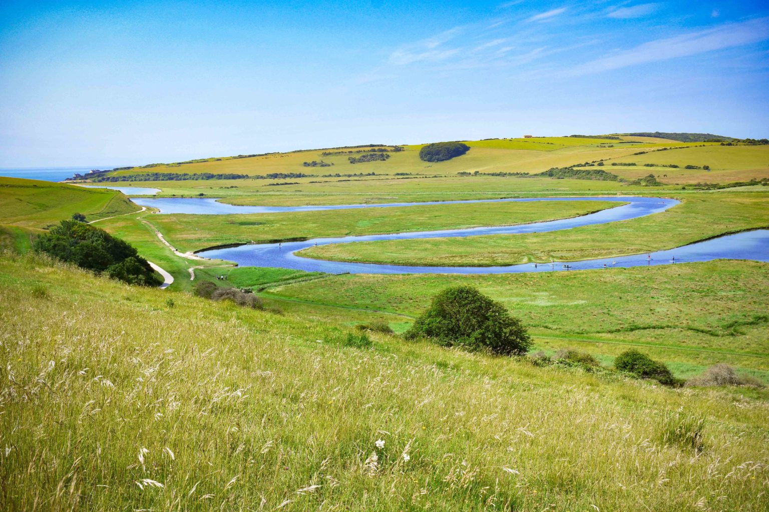 Cuckmere Valley et ses célèbres Méandres - Destination Angleterre